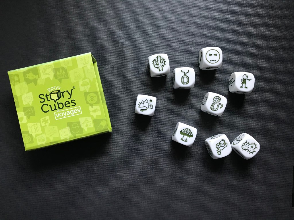 Simple writing exercise – Rory’s Story Cubes – Lost in the Story