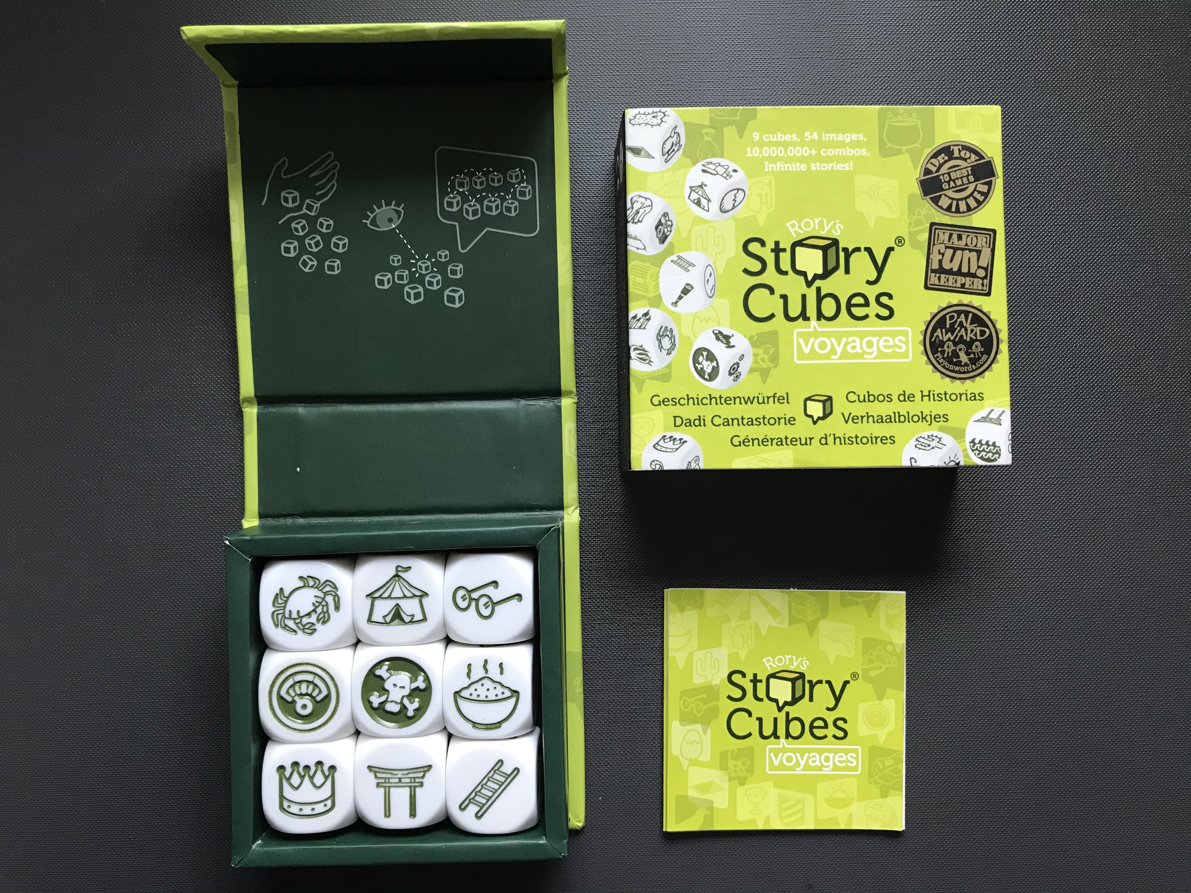 Simple writing exercise – Rory’s Story Cubes – Lost in the Story